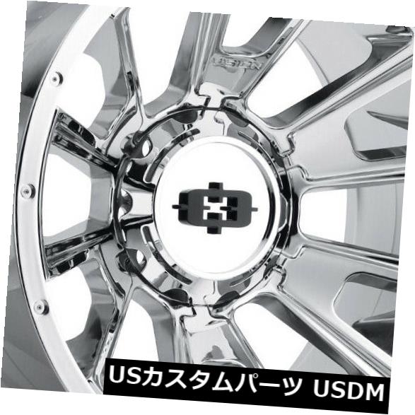 ホイール 4本セット 20x9 Chrome Wheels Vision 391 Rebel 8x6.5 / 8x165.1 12（4個セッの ...