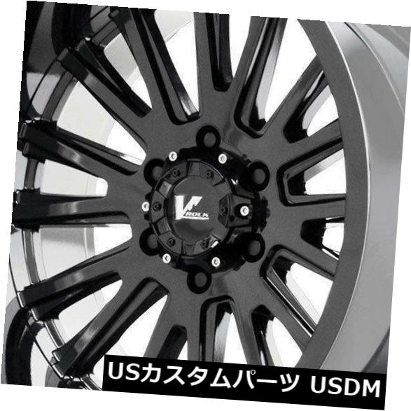 ホイール 4本セット 22x12グロスブラックホイールV-Rock VR11アンビル8x170 -44（4個セット） 22x12 Glosの ...