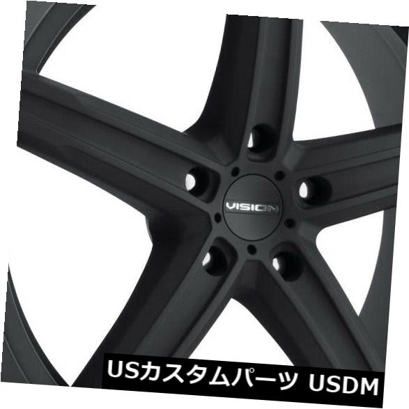ホイール 4本セット 4-New 17 "Vision 469 Boost Wheels 17x8 5x115 38サテンブラックリム 4の ...
