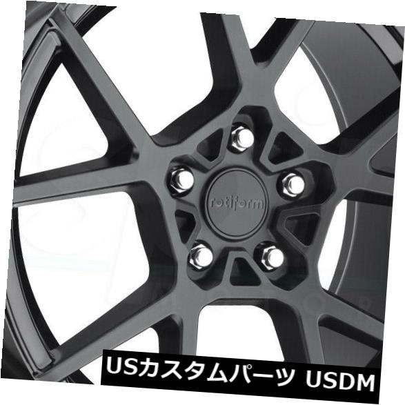 ホイール 4本セット 4-新しい18インチRotiform KPS R139ホイール18x8.5 5x112 45マットブラックリム 4-の ...