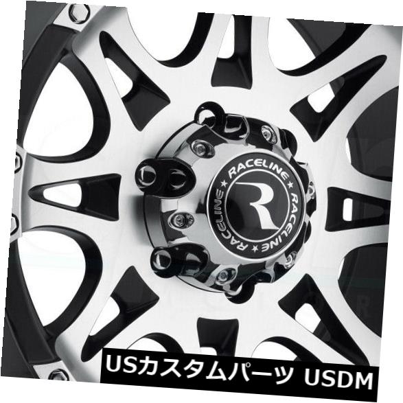 ホイール 4本セット 20x9 Raceline 982 Raptor 6x135 30機械加工ブラックホイールリムセット（4） 20x9の ...