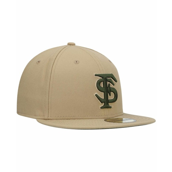 ニューエラ メンズ 帽子 アクセサリー Men's Tan Florida State Seminoles Camel & Rifle ...