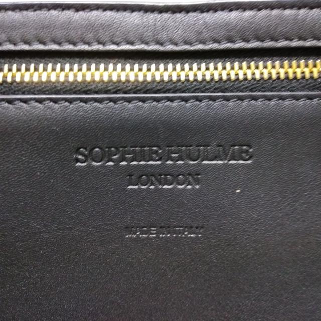 ソフィーヒュルム SOPHIE HULME クラッチバッグ レディース 美品 - 黒×ゴールド レザー×金属素材【中古】20220124の通販 ...