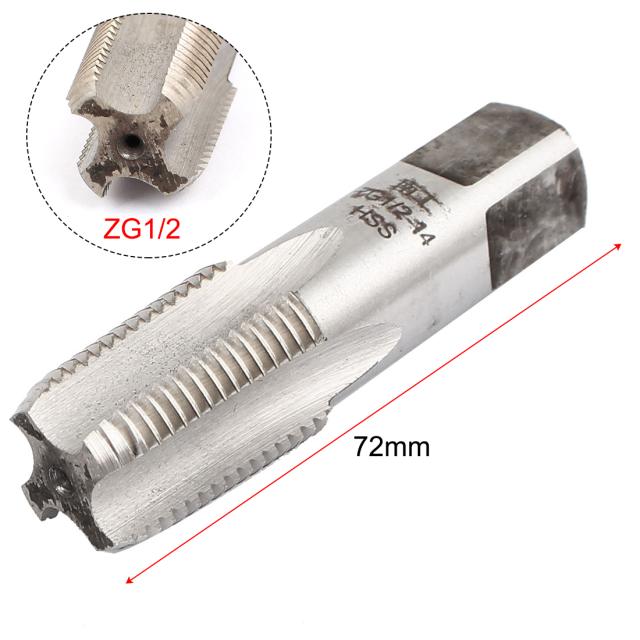 uxcell プラグタップ パイプねじプラグタップ ZG1/2-14 BSP 55度 4フルートHSS 75mmの長さの通販はau PAY マーケット - 株式会社グランサルト｜商品ロット ...
