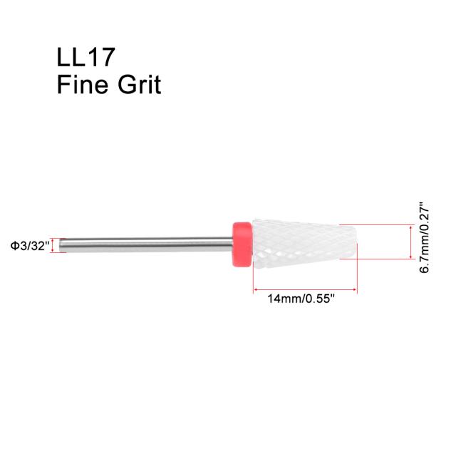 uxcell 海外出荷 セラミックネイルドリルビット 2.2mm 電気 ネイルズファイル マニキュアペディキュア用 LL17の通販はau ...