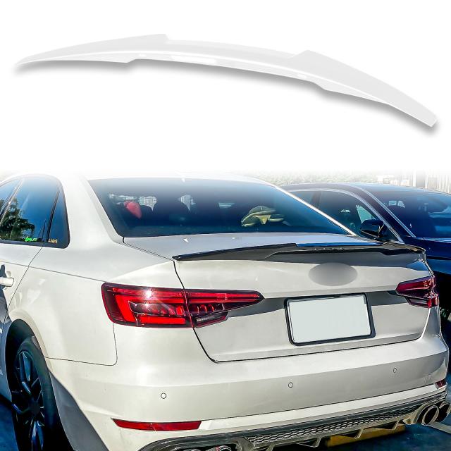 純正色塗装 ABS製 トランクスポイラー アウディ用 A4 B9 セダン Vスタイル ポン付け カラーコード：LS9Rの通販はau PAY ...