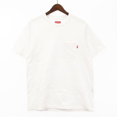【中古】シュプリーム SUPREME 18AW S/S Pocket Tee Tシャツ 半袖 胸ポケット コットン 白 ホワイト S メンズの通販はau PAY マーケット - ブランド古着の ...