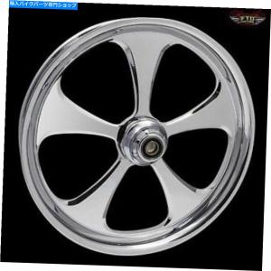 ホイール ハーレーダビッドソンウルトラクラシック21 "インチカスタム前輪" 5ブレードX2 "クロム Harley Davidson ...