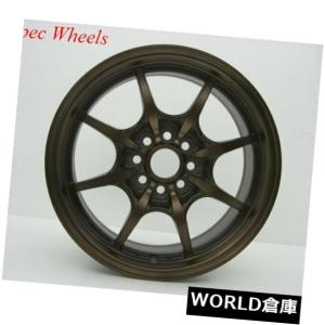 ホイール 4本セット 16x7 Rota Circuit 8 4x100 / 4x114.3 40フルロイヤルスポーツブロンズホイールリムセの ...