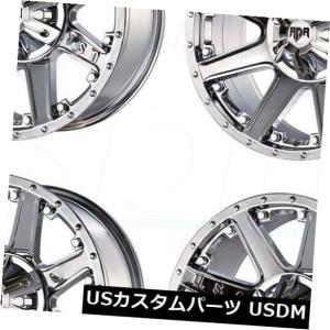 ホイール 4本セット 4-新しい17インチRDR RD04 RD4ホイール17x9 5x114.3 0クロムリム 4-New 17" RDの ...