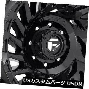 ホイール 4本セット 4-新しい18 "Fuel Cyclone D682ホイール18x9 5x5 / 5x127 1ブラックリム 4-Nの ...