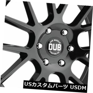ホイール 4本セット 4-新しい20 "DUB Luxe S205ホイール20x9 6x135 30グロスブラックリム 4-New 20"の ...