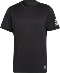 アディダス TM190-HB7470-J/M メンズ ランイット 半袖Tシャツ（ブラック・サイズ：J/M）adidas ...