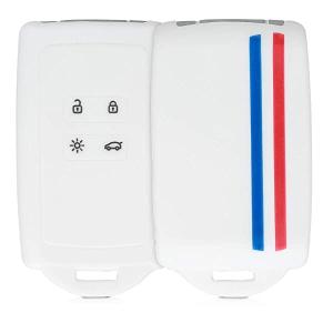 ケース Renault 用 キーケース シリコン 車 鍵 プロテクション Renault 4-ボタン 車のキー Smart Key ...