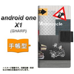 メール便送料無料 android one X1 手帳型スマホケース 【 YA940 ハーレー 】横開き (アンドロイドワン X1 ...