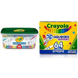 クレヨラ アメリカ 海外輸入 Crayola 240 Crayons, Bulk Crayon Set, 2 of Each Color ...