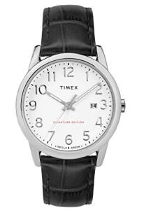 腕時計 タイメックス メンズ Timex Men's Year-Round Quartz Watch with Leather Strap ...