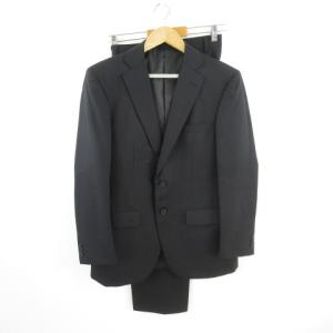 【中古】ROCHI スーツ セットアップ テーラードジャケット ロングパンツ ピンストライプ 黒 94A6 *E192 メンズの通販はau PAY マーケット - ブランド古着のベクトル｜商品 ...