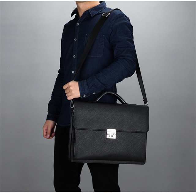 ビジネスバッグ ブリーフケース 防犯 ダイヤルロック付き 自立 メンズ レディース 革 レザー a4 手提げ ショルダーバッグ 2way 大容量 通勤 agesugi_sfa ポイント10倍！】ビジネスバッグ ブリーフケース 防犯 ダイヤルロック