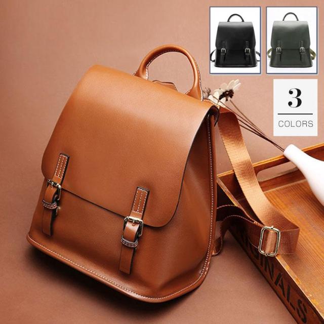新作　デイパック リュック リュックサック レディース 本革 レディースバッグ　バックパック　レザー　ショルダーバッグ　通勤 通学　遠足 アウトドア