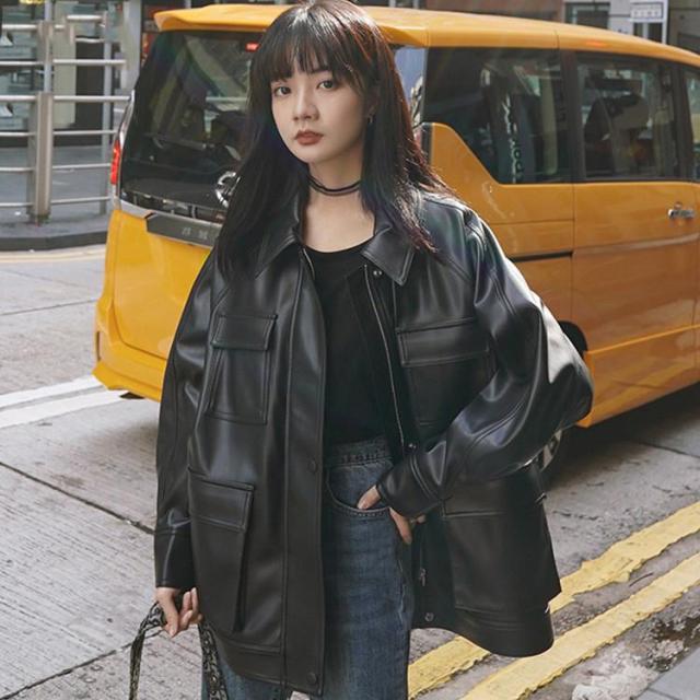 レディース革ジャン 秋冬　レザージャケット ライダースジャケット バイクウェア シングル 防寒防風 ロック