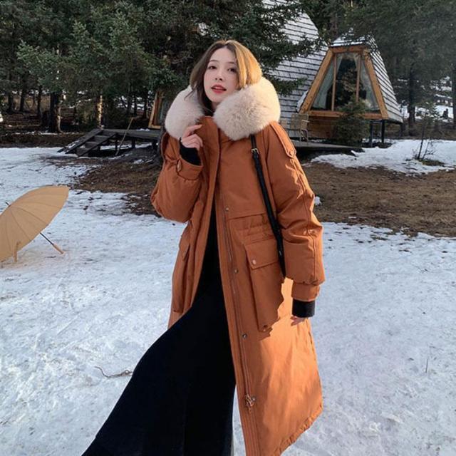 ダウン(50%) 秋冬　ロングダウンコート レディース ダウンコート ロング  フード付き レディース ダウンジャケット ロングコート アウター ダウン 軽量