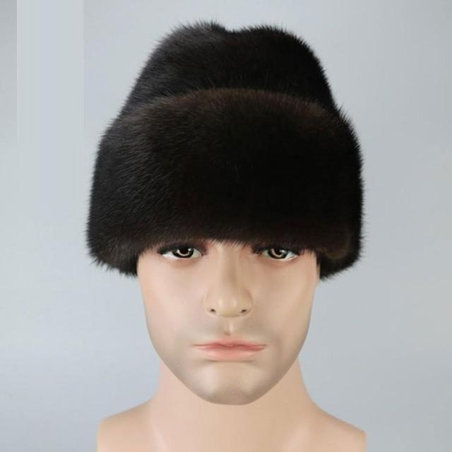 帽子 メンズ 秋冬 ファー ハット ロシア帽  本物のファー　帽子　カジュアル  ロシアン帽 メンズキャップ　男性用　ふわふわ もこもこ