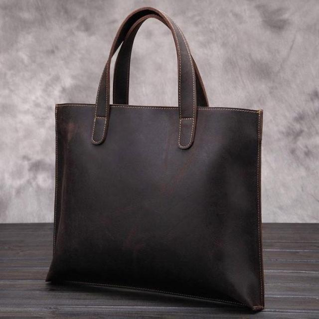 ハンドバッグ トートバッグ メンズ 本革 2way  ビンテージ  おしゃれ  手提げバッグ ショルダーバッグ レザー 手提げ 斜めがけ ビジネスバッグ 通勤通学 鞄