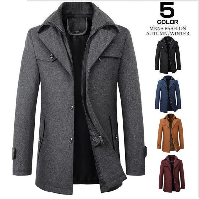 コート メンズ ビジネスコート 通勤 冬服 アウター 紳士服 冬コート ウール ビジネス カジュアル おしゃれ セール