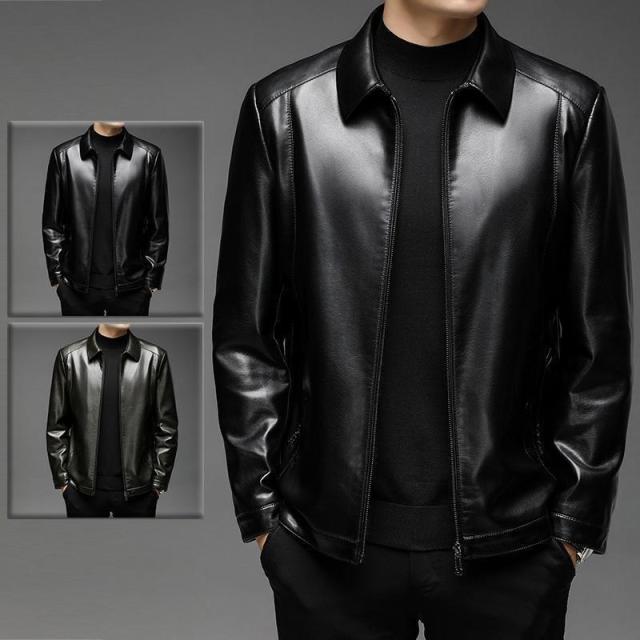 メンズ ジャケット レザージャケット 秋 PU革ジャン カジュアル 無地 防風 おしゃれ 秋冬 服