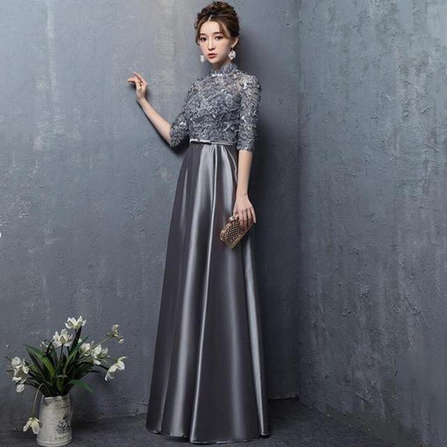 ロングドレス 演奏会用 パーティードレス 結婚式 ドレス ステージドレス 大人 ピアノ 発表会 コーラス 合唱衣装 マキシ丈 20代30代40代 大きいサイズ 成人式