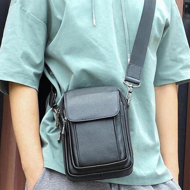 ショルダーバッグ メンズ 本革 牛革 斜めがけ 肩掛け ワンショルダーバッグ ボディバッグ メンズバッグ 軽量 カバン 出張 旅行