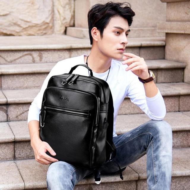 リュック　メンズ　リュックサック 本革　牛革　デイパック　ビジネス　バックパック　レザー　通勤通学　旅行　出張　アウトドア　自転車鞄　カバン　男女兼用