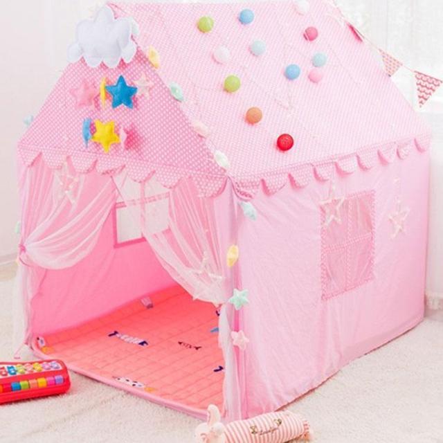 キッズテントハウス 子供用プレイテント 室内屋内 ベビー 幼児 おもちゃ入れ おままごと 秘密基地 隠れ家 子供部屋 ギフト