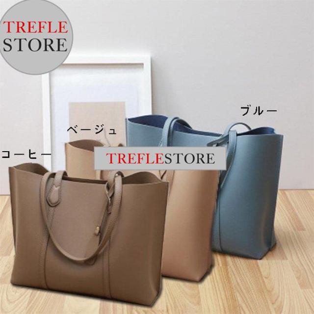 トートバッグ ハンドバッグ レディース 本革 牛革 大容量 A4 通勤 ビジネス 肩掛け 手提げ 横型 無地