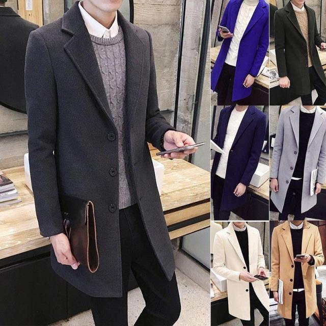 メンズラシャトレンチコート厚手プリングコートビジネスフォマールコート通勤アウタースリム細身 防寒 暖かいテーラードジャケット フォマールジャケット