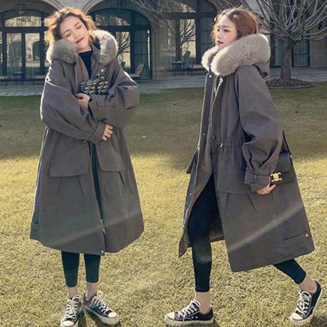 モッズコート 中綿ダウンコート レディース キルティングコート ロング丈バーカージャケット 秋冬 カジュアル エコファーフード連れコートオシャレ 暖かい