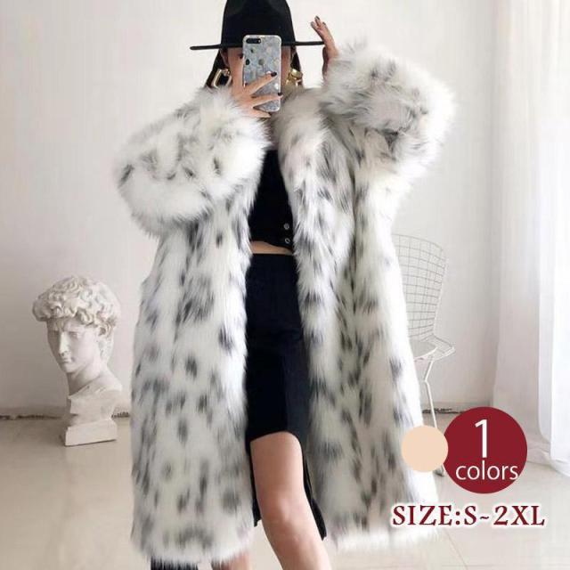ロング レディース 毛皮コート ファーコート フェイクファー 柔らかい ふわふわ厚手 防寒 お洒落 大きいサイズ 女性 秋冬ボタン