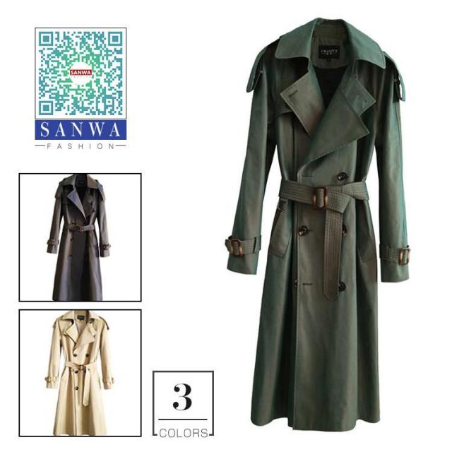 メンズトレンチコート　コート　春秋冬　メンズ　ジャケット　ロングコート　トップス　アウター　ミディアム　ビジネス　通勤　カジュアル　紳士