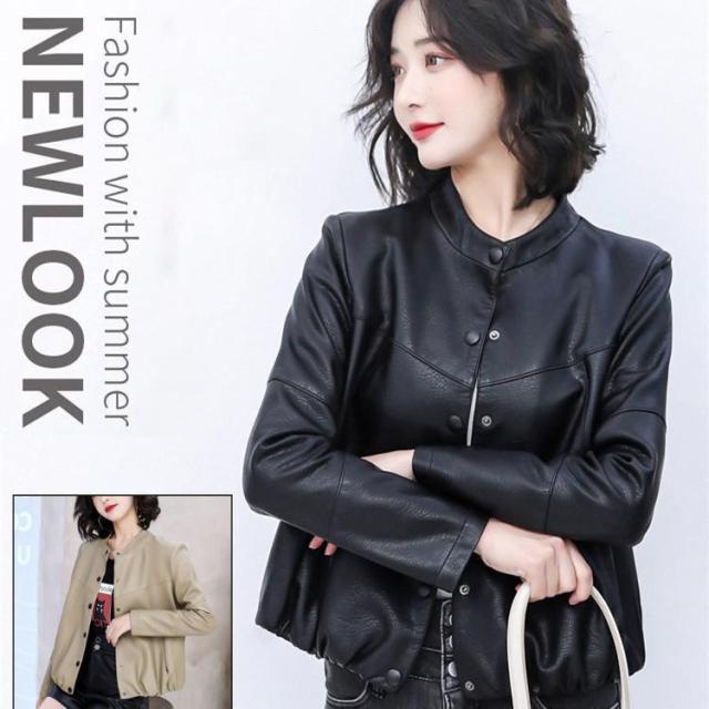 レディース革ジャン 本革　秋冬　レザージャケット ライダースジャケット バイクウェア シングル 女性用　上品　防寒防風