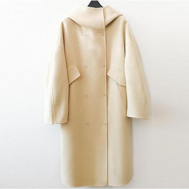 ピーコート　Pコート レディースコート　秋冬　ラシャコート　ロングコート　女性　ジャケット  アウター　コート　通勤　カジュアル　20代 30代 40代