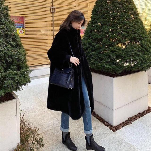 秋冬 レディース ファーコート 毛皮コート  おしゃれ  レディースコート フェイクファー アウター ジャケット　暖かい OL　通勤　レディースアウター