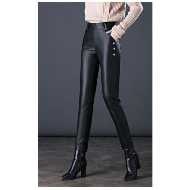 レザーパンツ レディース スキニー 革パン バイクパンツ バイク用