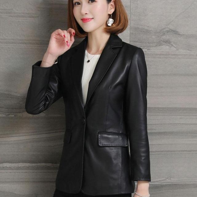 レディース革ジャン 本革　秋冬　レザージャケット ライダースジャケット おしゃれ  バイクウェア シングル 女性用　上品　防寒防風