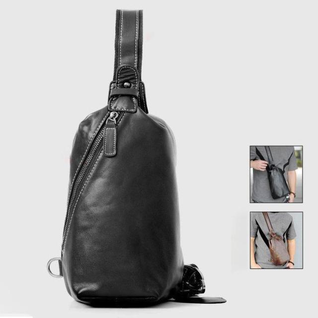 ボディバッグ メンズ 本革　2way 縦型　斜め掛け　ショルダーバッグ 自転車　鞄 レザー　ワンショルダー カジュアル 機能性