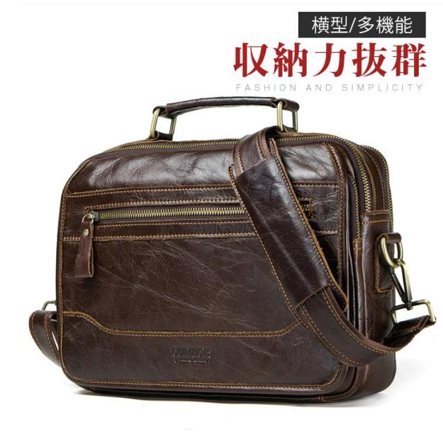 本革　メッセンジャーバッグ ショルダーバッグメンズ 斜めがけ 2way ビジネスバッグ 通勤バッグ カバン 牛革　通勤通学 カジュアル アウトドア