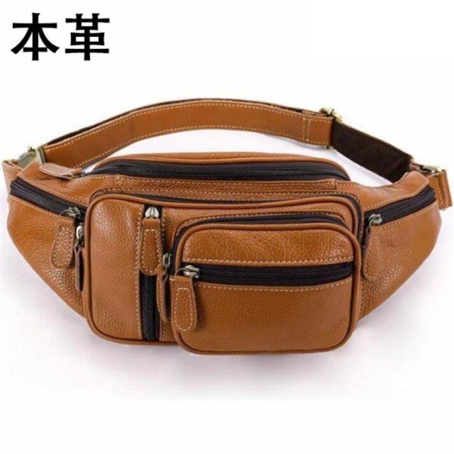 ウエストポーチ メンズ ボディバッグ ヒップバッグ 本革 レザーウエストバッグ 斜め掛けバッグ ショルダーバッグ 通勤 通学 鞄 大容量