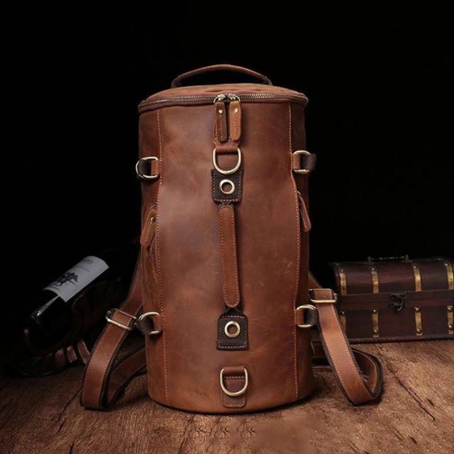 リュック　メンズ　リュックサック 本革　牛革　デイパック　ビジネス　バックパック　レザー　通勤通学　旅行　出張　アウトドア　自転車鞄　カバン　男女兼用