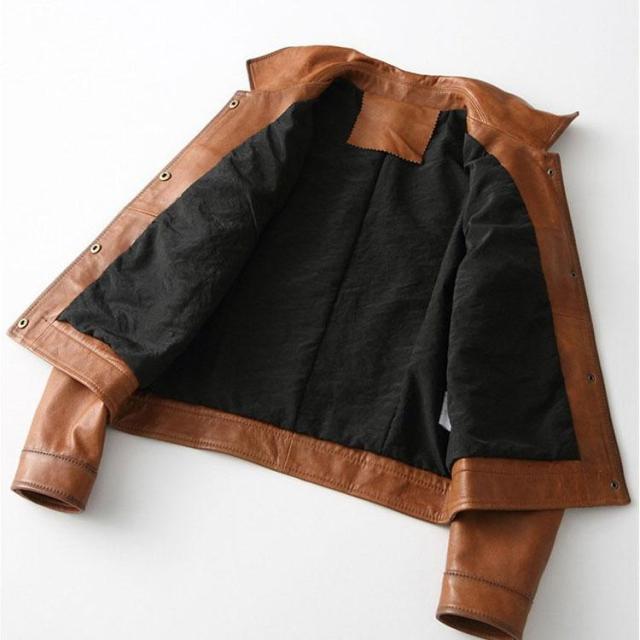 レディース革ジャン 本革　秋冬　レザージャケット ライダースジャケット スタイリッシュ  バイクウェア シングル 女性用　上品　防寒防風