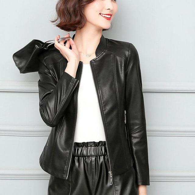 レディース革ジャン 本革　秋冬　レザージャケット ライダースジャケット スタイリッシュ  バイクウェア シングル 女性用　上品　防寒防風